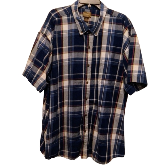 schmidt | Shirts | Schmidt Workwear Size 4x 0 Cotton Blue Plaid Mens ...